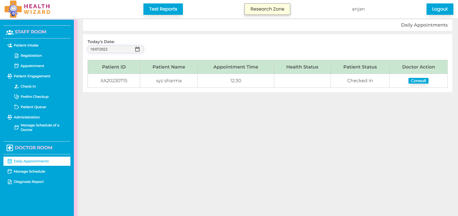 Health Wizard : An AI powered, on-cloud, web based, Electronic Medical Record (EMR) system