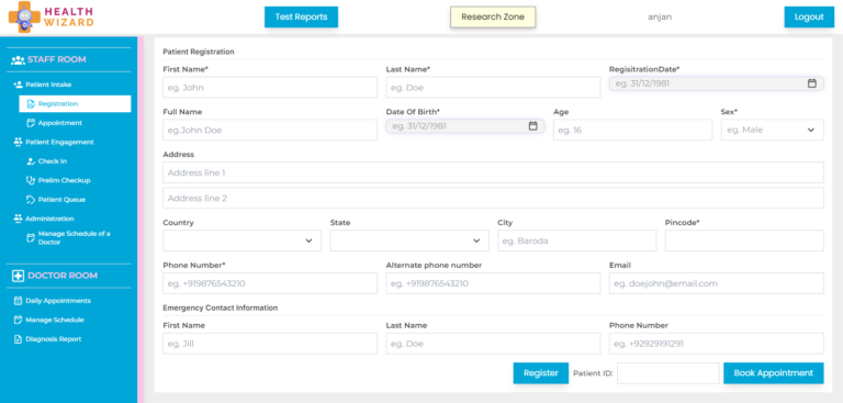 Health Wizard : An AI powered, on-cloud, web based, Electronic Medical Record (EMR) system
